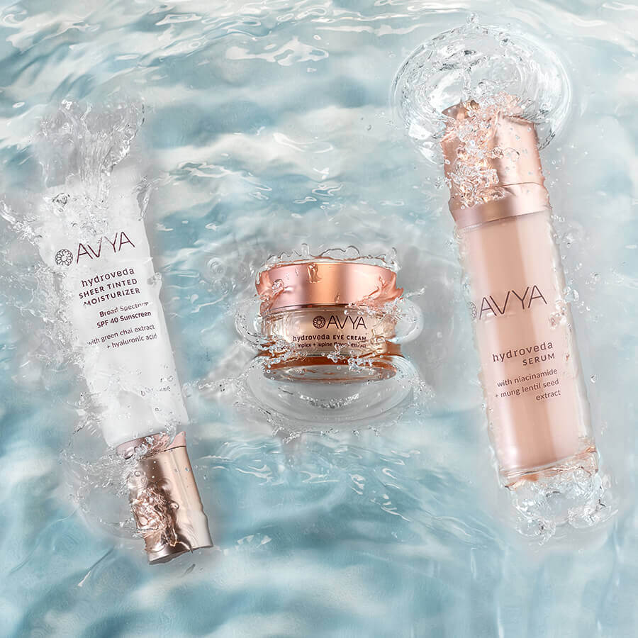 Hydroveda Glow, Soothe, and Sun Protect Trio – AVYA Skincare